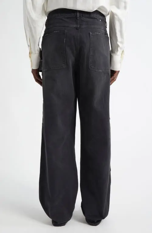 GOLDEN GOOSE Journey Painter Pants - Black