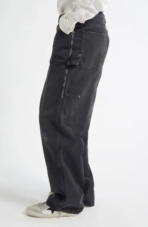 GOLDEN GOOSE Journey Painter Pants - Black