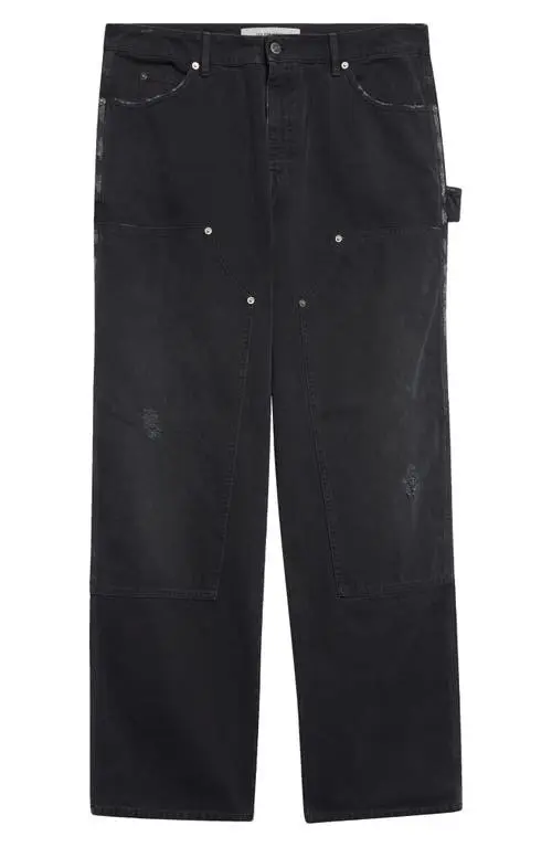 GOLDEN GOOSE Journey Painter Pants - Black