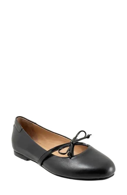 Trotters Carissa Ballet Flat - Black