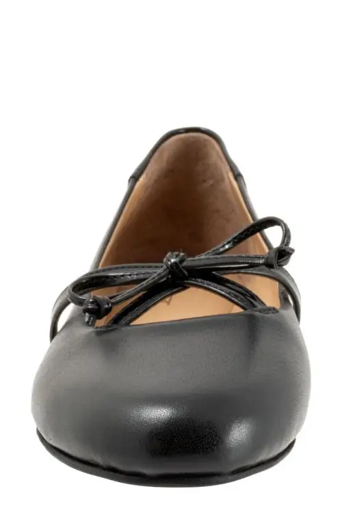Trotters Carissa Ballet Flat - Black