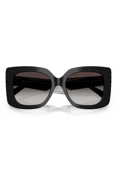 JIMMY CHOO 54mm Butterfly Sunglasses - Black