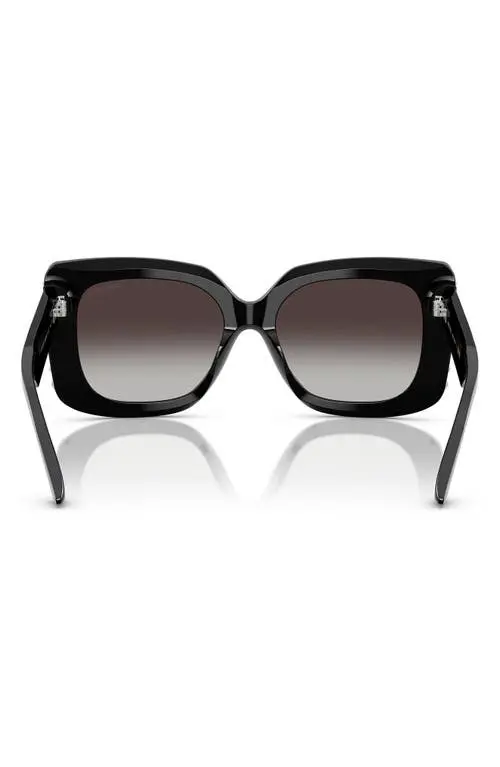 JIMMY CHOO 54mm Butterfly Sunglasses - Black
