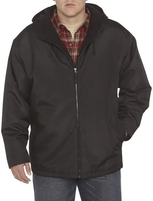 HARBOR BAY BY DXL Harbor Bay Big & Tall Quilt-lined Hooded Jacket