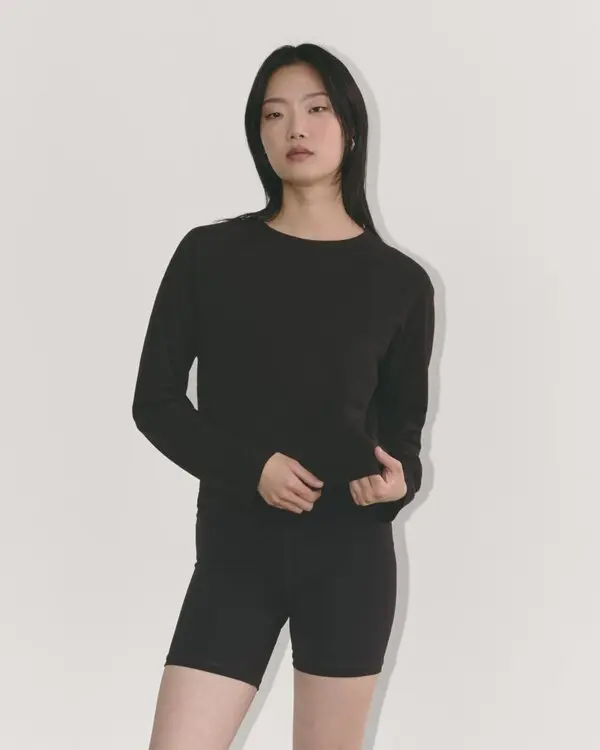 Everlane Perform Crewneck T-shirt - Black