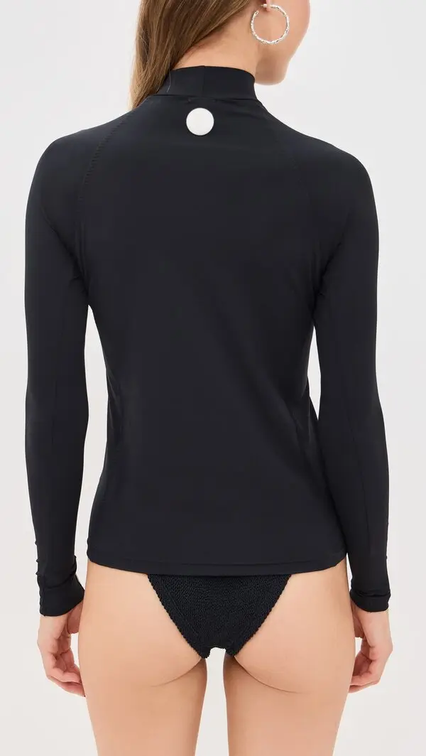 Hunza G Miley Upf Rash Guard Swim Top