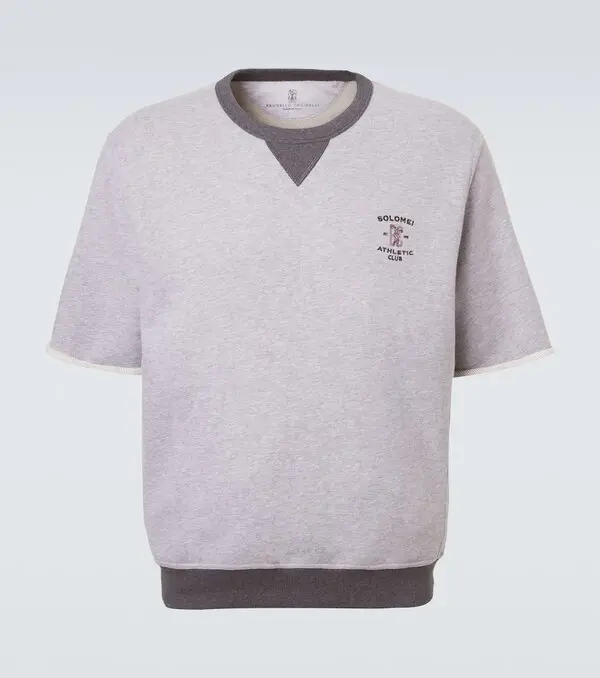 Brunello Cucinelli Cotton Jersey T-shirt - Grey