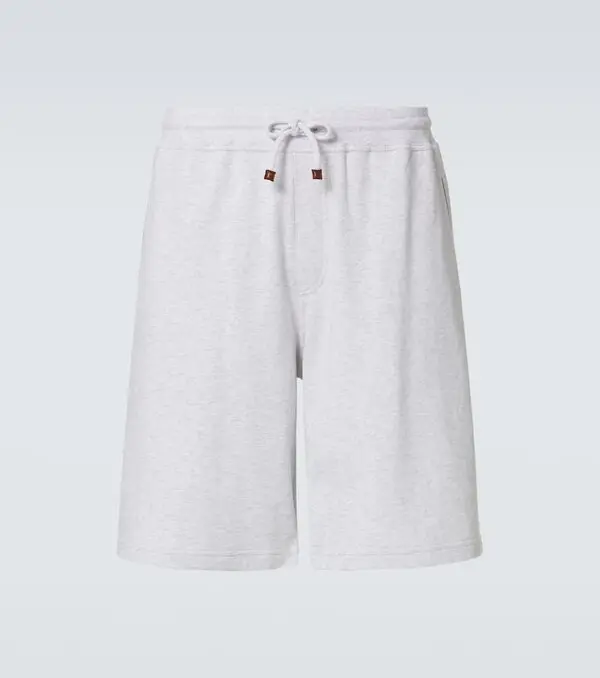 Brunello Cucinelli Cotton-blend Jersey Shorts