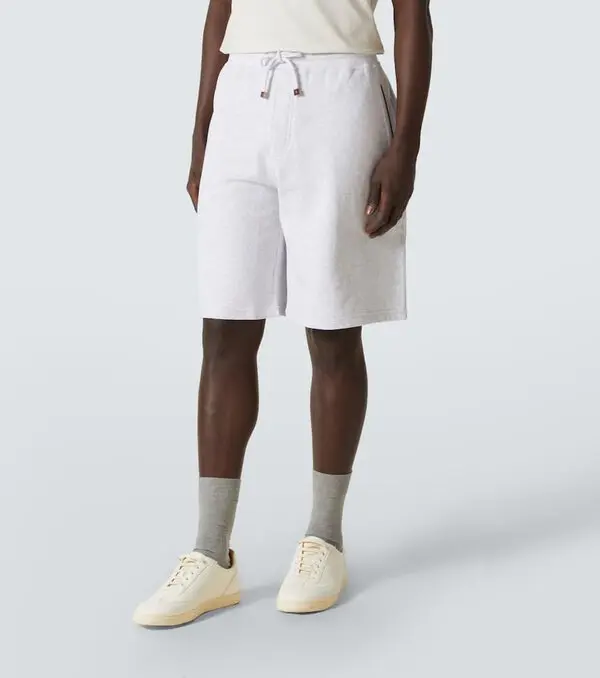 Brunello Cucinelli Cotton-blend Jersey Shorts