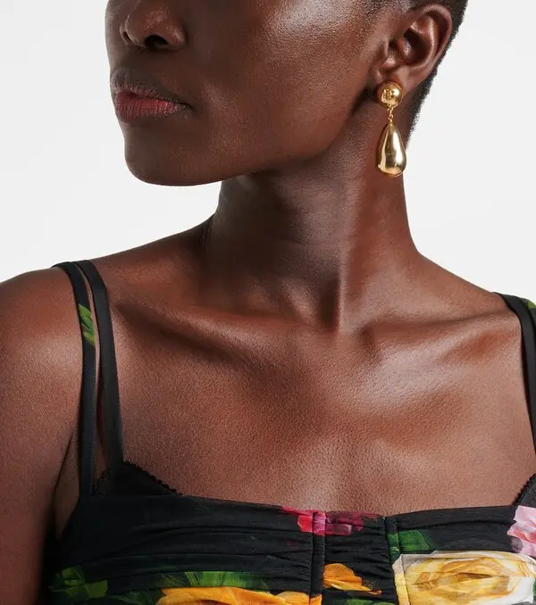 Dolce & Gabbana Pebble Pendant Clip-on Earrings