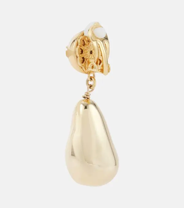 Dolce & Gabbana Pebble Pendant Clip-on Earrings