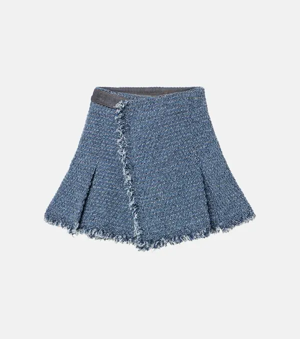 Sacai Punching Denim Shorts - Blue