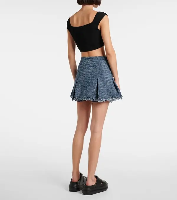 Sacai Punching Denim Shorts