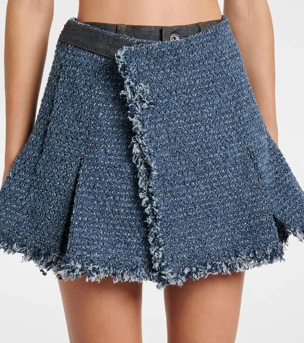 Sacai Punching Denim Shorts