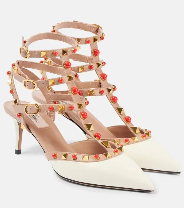 Valentino Garavani Rockstud 65 Leather Pumps - Multicoloured