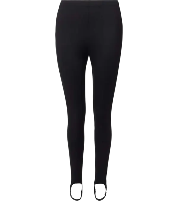 LESET Rio Jersey Stirrup Leggings - Black