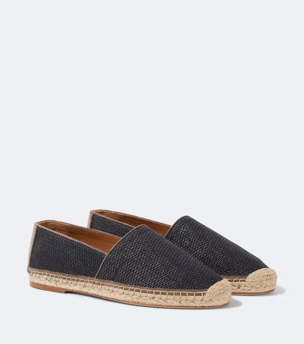 Brunello Cucinelli Canvas Espadrilles - Black