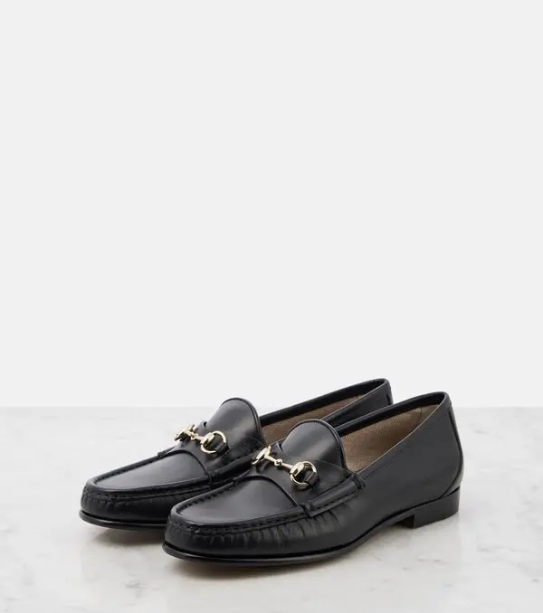 Gucci Horsebit 1953 Leather Loafers - Black