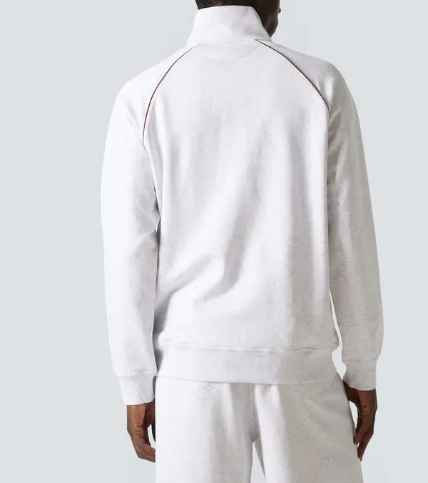 Brunello Cucinelli Cotton-blend Jersey Track Jacket