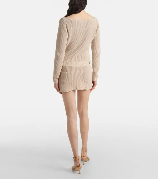 AYA MUSE Caeli Cotton-blend Miniskirt