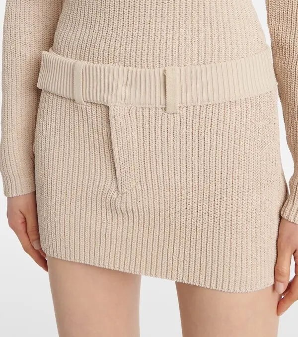 AYA MUSE Caeli Cotton-blend Miniskirt