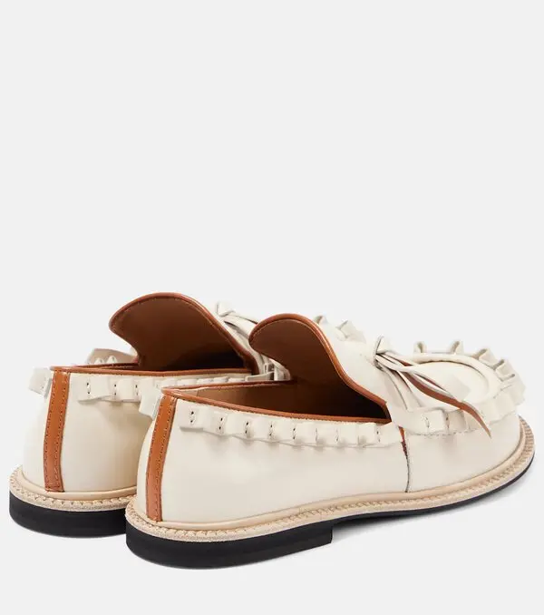 JW Anderson Ruffled Leather Loafers