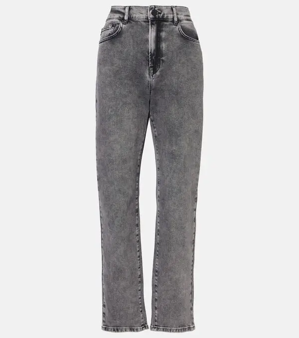 Ag Lanzarote Straight-leg Jeans - Grey