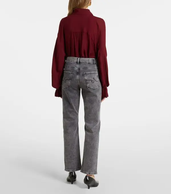 Ag Lanzarote Straight-leg Jeans - Grey