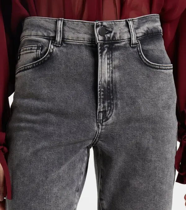 Ag Lanzarote Straight-leg Jeans - Grey
