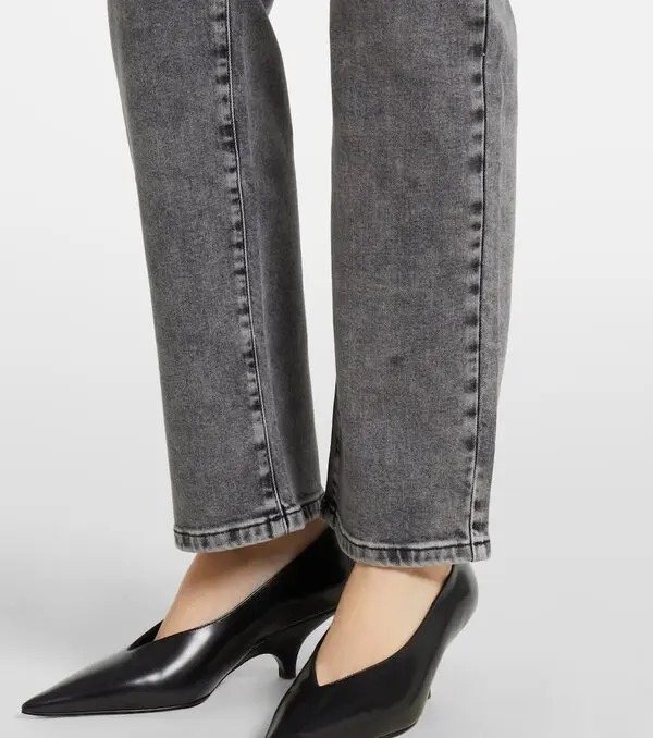 Ag Lanzarote Straight-leg Jeans - Grey