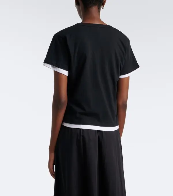 LESET Margo" Set Of 2 Cotton Jersey T-shirts