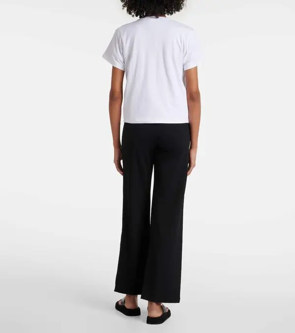 LESET Margo Set Of 2 Cotton Jersey T-shirts - White