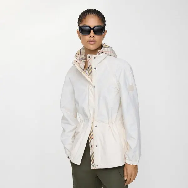 Burberry Reversible Check Hooded Jacket