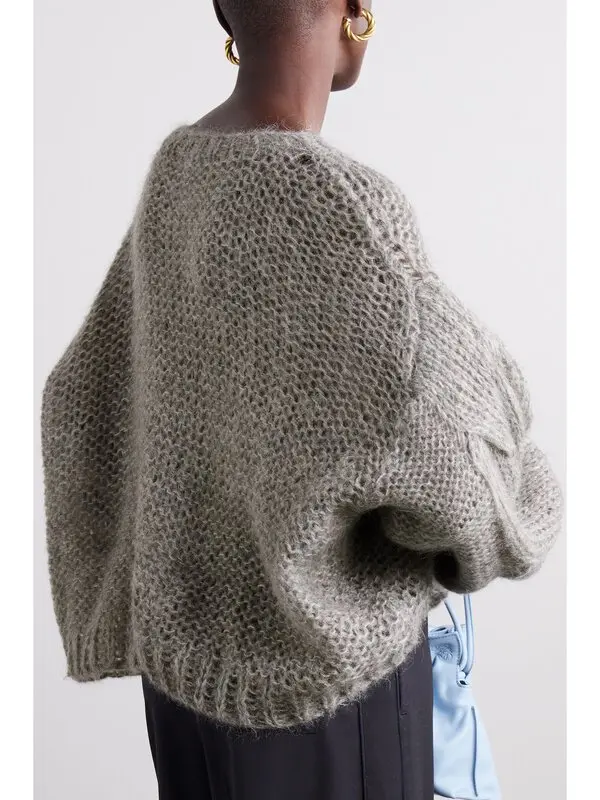 Loewe Anagram Oversized Mohair-blend Sweater