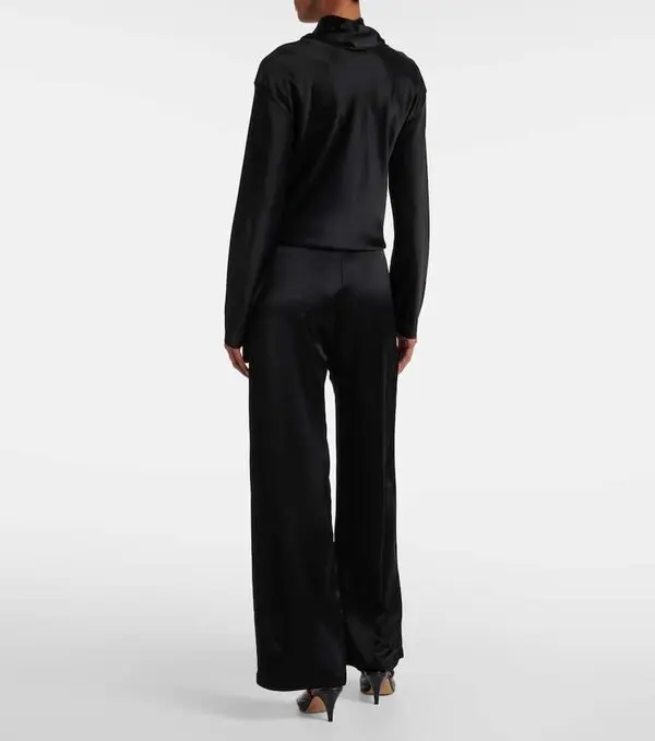 LESET Barb High-rise Wide-leg Pants