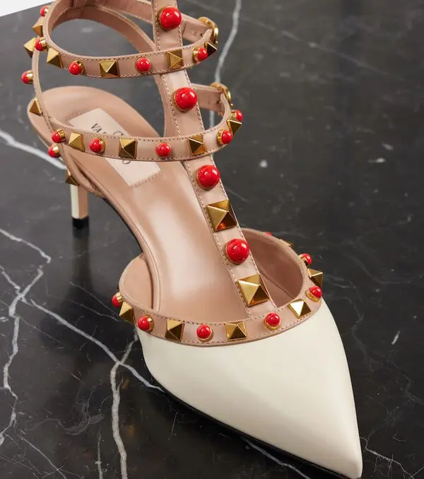 Valentino Garavani Rockstud 65 Leather Pumps