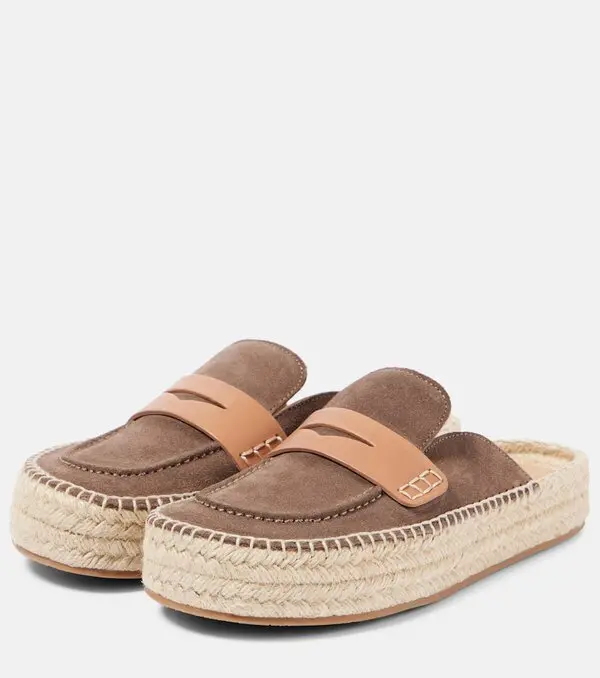 JW Anderson Suede Espadrille Loafers