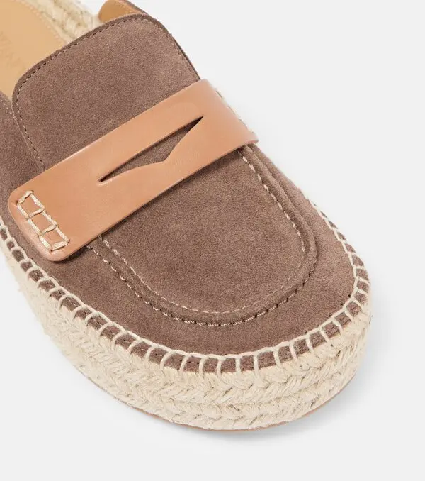 JW Anderson Suede Espadrille Loafers