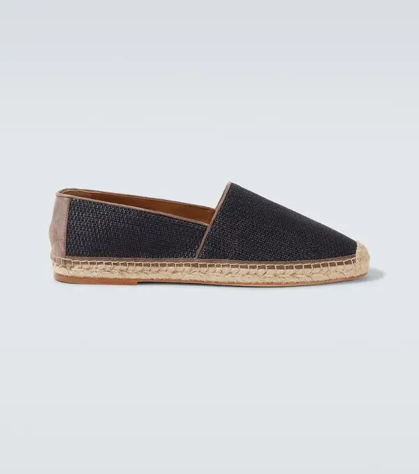 Brunello Cucinelli Canvas Espadrilles - Black