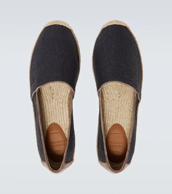 Brunello Cucinelli Canvas Espadrilles - Black