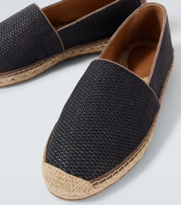 Brunello Cucinelli Canvas Espadrilles - Black