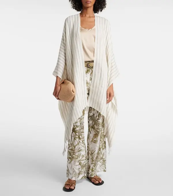Brunello Cucinelli Suede Thong Sandals