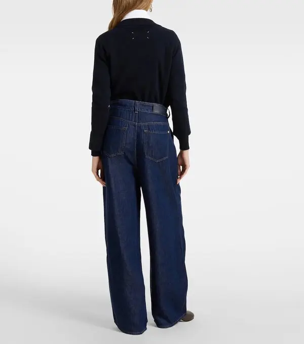 7 For All Mankind Denim Lustre Wide-leg Jeans