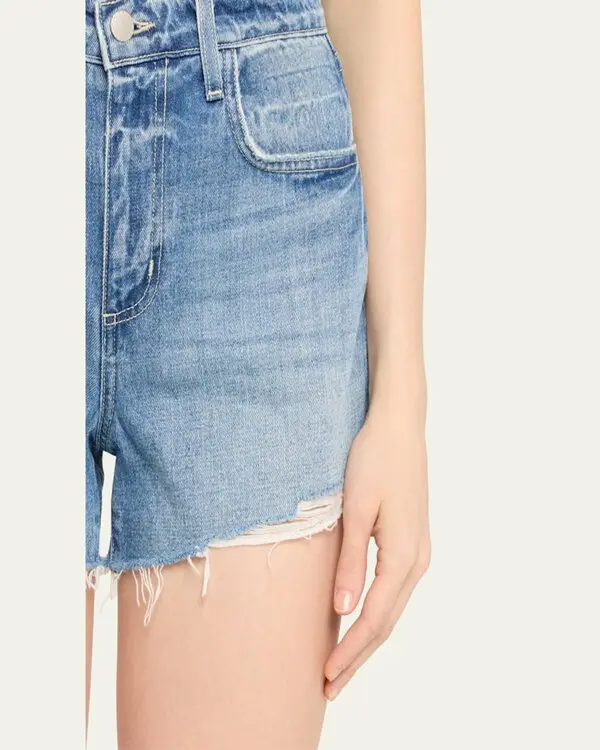 L'AGENCE Beck Denim Shorts