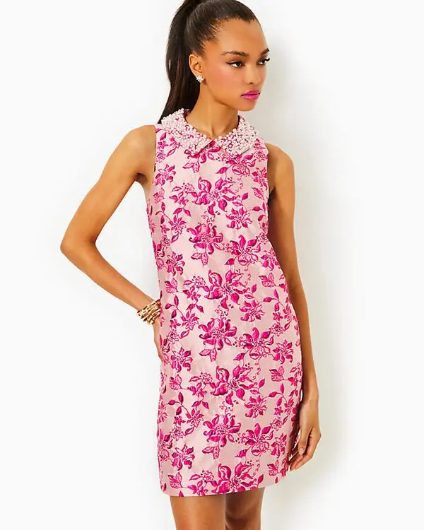 slim fit dress slacks Ettie Stretch Shift Dress Lilly Pulitzer main image 0