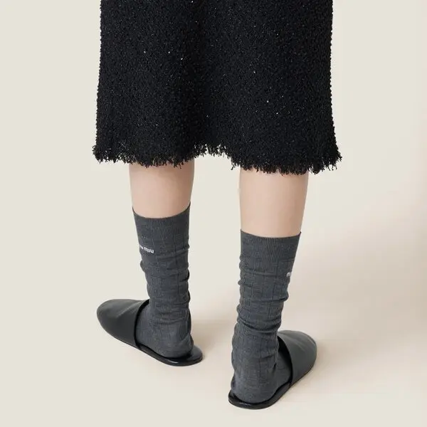 Miu Miu Lamé Bouclé Slip Dress