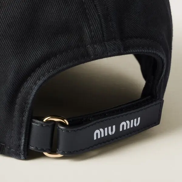 Miu Miu Drill Baseball Cap
