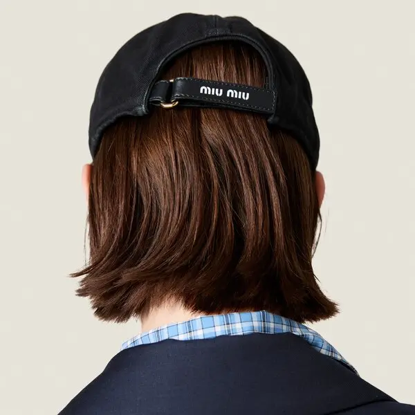Miu Miu Drill Baseball Cap