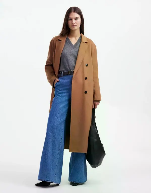 Madewell Double-faced Brushed Long Coat