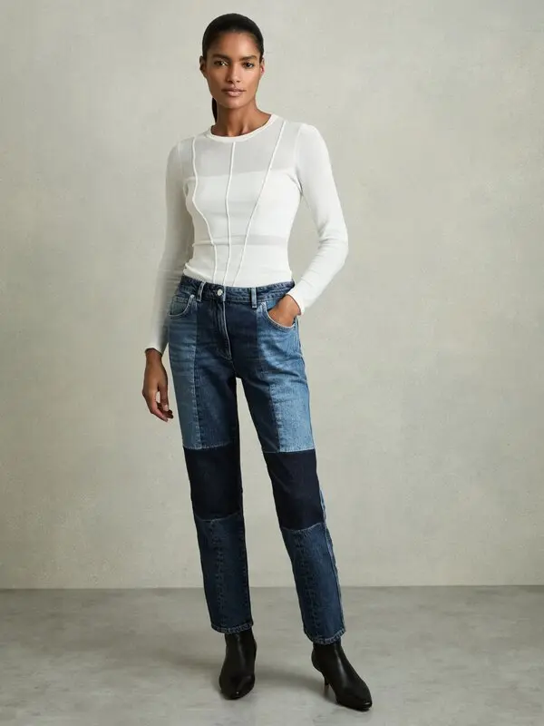 REISS Birch Petite Straight-leg Jeans